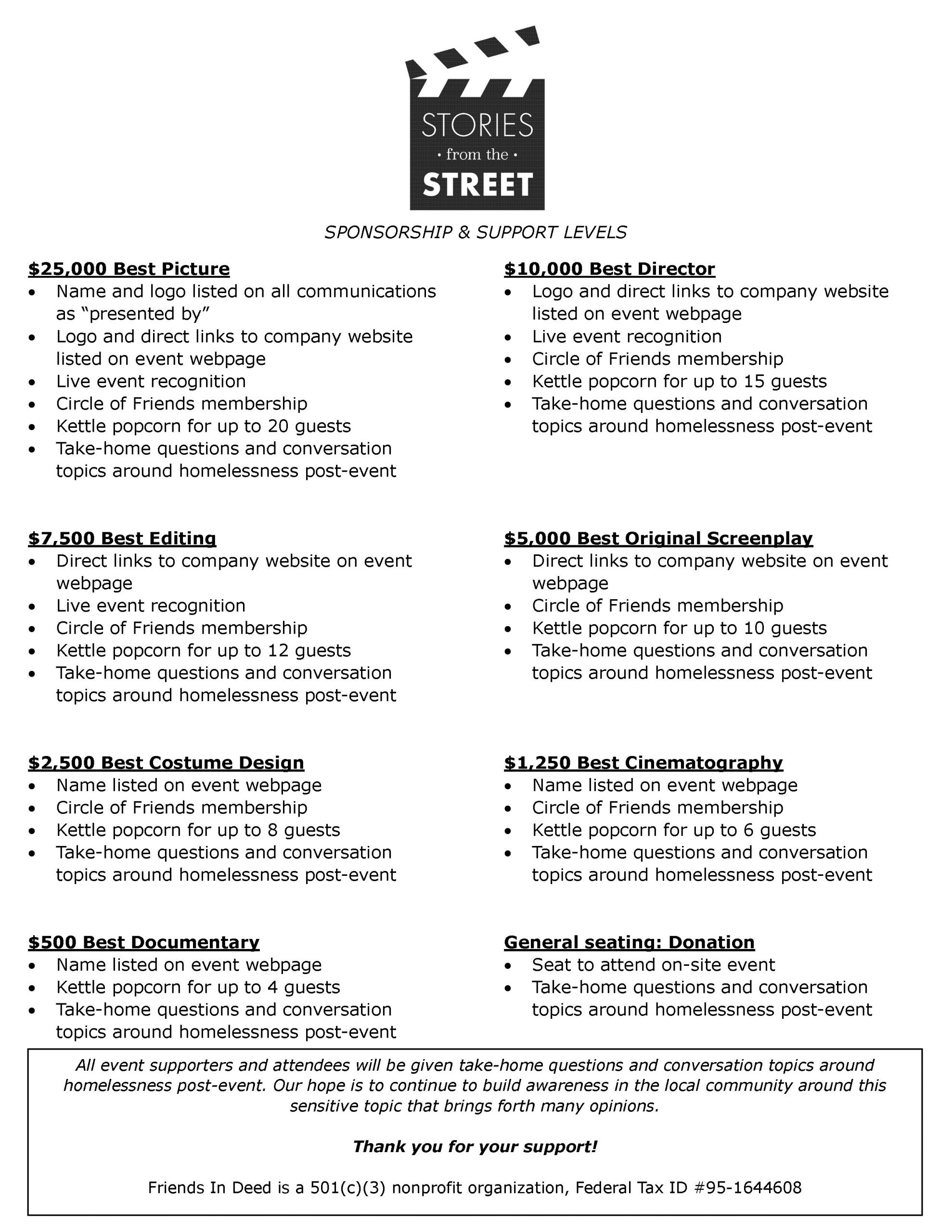 Stories from the Street - Friends In Deed